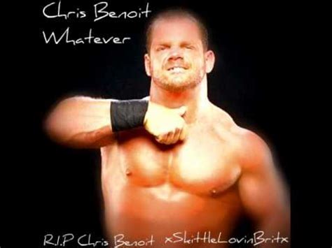 Wwe Chris Benoit Theme Whatever Youtube