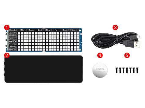 Electronic Clock For Raspberry Pi Pico Accurate Rtc Multi Functions