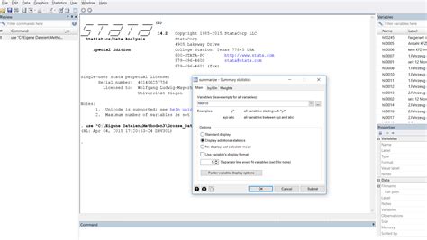 Stata Guide Working With Stata