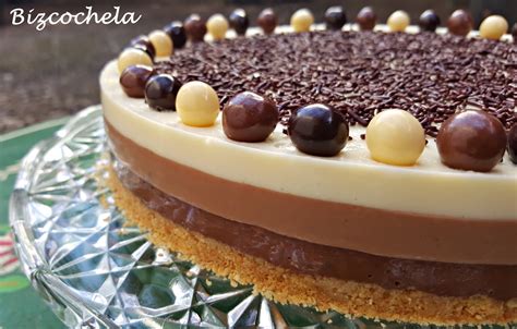 TARTA TRES CHOCOLATES FÁCIL Y SIN HORNO Comparterecetas