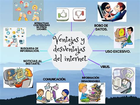 Tecnologia E Informatica Infografia De Ventajas Y Desventajas Del Internet