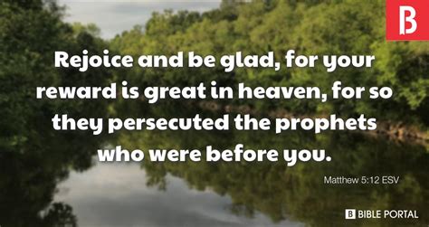 Matthew 5 12 ESV Picture Bible Image Bible Portal