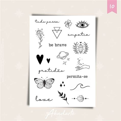 TATUAGEM TEMPORÁRIA MISTICA SIGNOS TATUAGENS TEMPORÁRIAS PERSONALIZADAS