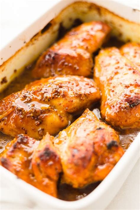 Frango Molho de Mostarda e Mel Nutrição e Vida Saudável