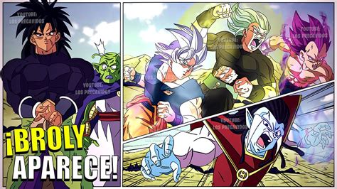 BROLY APARECE COMBATE FINAL GOKU VEGETA GRANOLA Vs GAS DRAGON