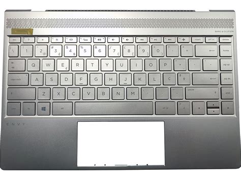 HP Envy 13 AD Teclado Português Top Cover Silk Gold Backlight