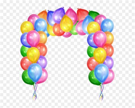 Decorative Balloons Arch Transparent Png Clip Art Image Balloon Arch