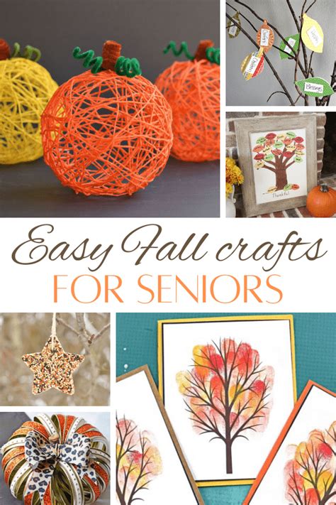 20 Easy Fall Crafts For Seniors Fun And Exciting Ideas Artofit