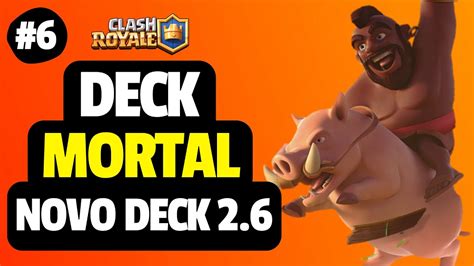 MELHOR DECK DE CORREDOR 2 6 DO CLASH ROYALE NOVO DECK 2 6 DE CORREDOR