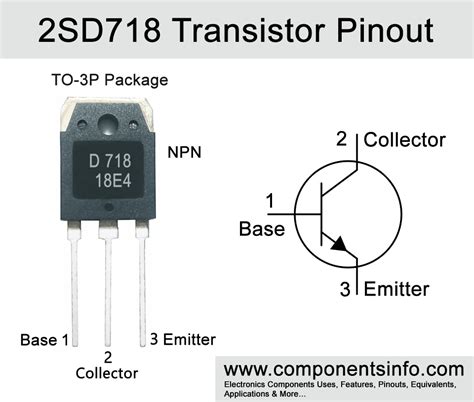 D718 Pinout Equivalent Transistors Features Uses And More