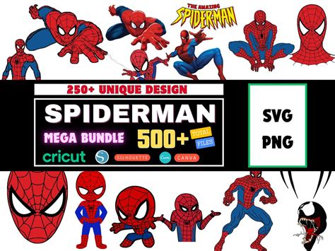 Spiderman Svg Spiderman Png Files Spider Man Svg Bundle Etsy Australia