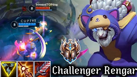Wild Rift Challenger Rengar MVP Jungle Lane Gameplay YouTube