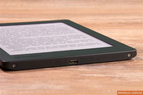 Der Neue Kobo Aura H2O Im Test PAPIERLOS LESEN