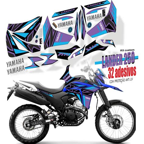 Adesivo Lander Nova Kit Customiza O Completo Universal Envernizado