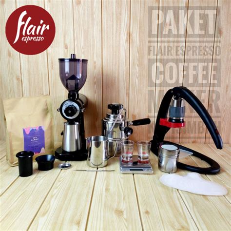 Paket Brewing Flair Classic Espresso Coffee Maker Bellman Steamer CX