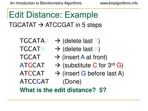 ppt dynamic programming edit distance powerpoint presentation free download id 1804085