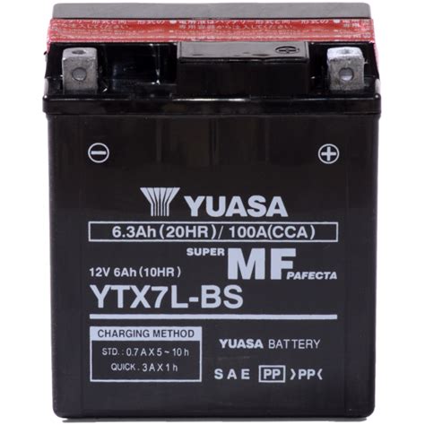 Baterie Moto Yuasa AGM 12V 6Ah YTX7L BS