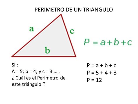 Formula Para Calcular El Perimetro Del Triangulo Printable Online
