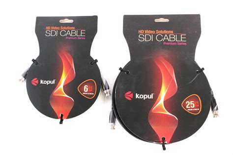 Kopul Premium Series SDI Cable 6 25Ft AVGear