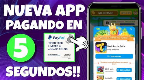 RETIRA HOY MISMO NUEVA APP PARA GANAR DINERO EN PAYPAL 2024 0 01