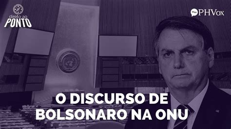 Análise do Discurso do PR Jair Bolsonaro na ONU YouTube