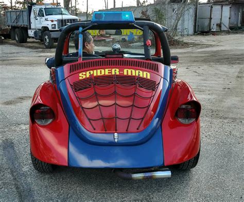 1974 Volkswagen Spider Man Beetle Cartoon Character Comic Con Classic Volkswagen Beetle