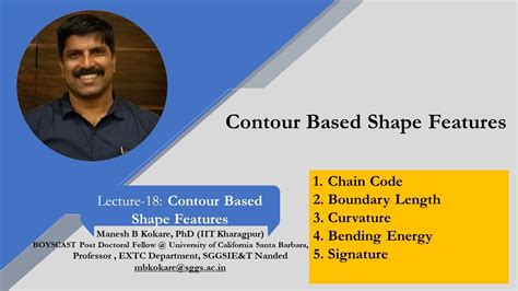 lecture18 contour based shape features youtube