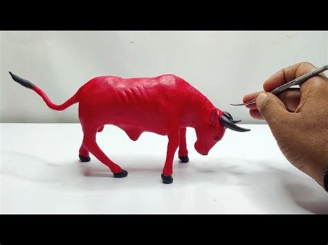 DIY Bull How To Make Bull With Clay Clay Modelling Clay Art YouTube