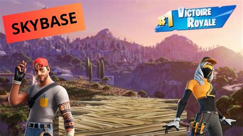 Faire Top 1 Avec Une Skybase Ft Fire YouTube