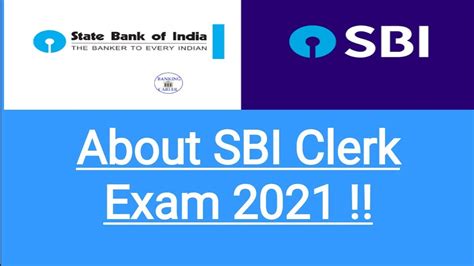 Sbiclerk Sbi About SBI Clerk Exam Dates YouTube
