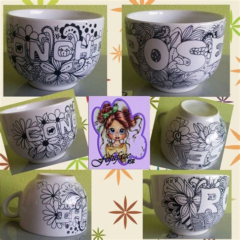 Tazas Pintadas A Mano