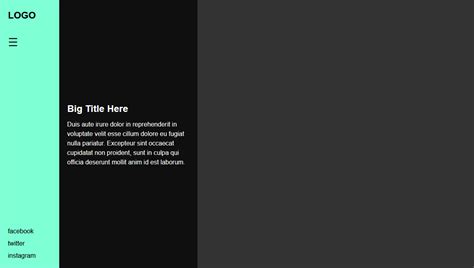 Css Off Canvas Menuscollection Of Hand Picked Free Html An