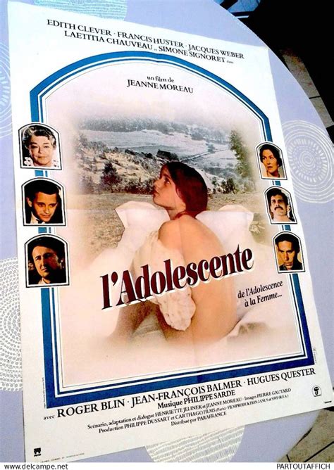 Afiches Pósters Affiche originale ciné L ADOLESCENTE Jeanne MOREAU