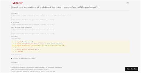 React Leaflet Vector Tile Layer Examples CodeSandbox