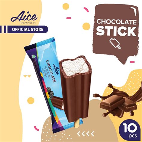 Jual Paket Aice Ice Cream Chocolate Stick Es Krim Isi Pcs Eskrim
