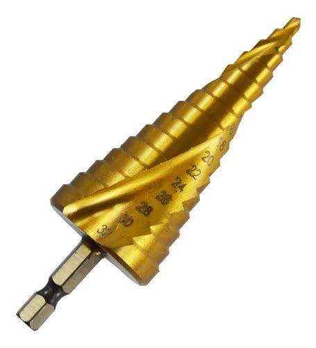 Broca Escalonada Mm Hss Espiral Profissional Degrau