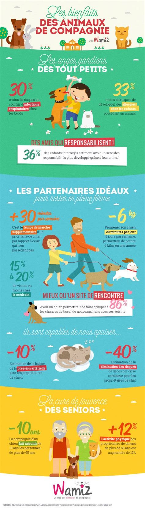 Healthcare Infographic Les Bienfaits Des Animaux De Compagnie Pour