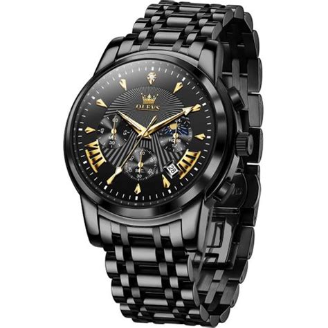 Veanxin Reloj Cronógrafo Con Calendario Luminoso Resistente Al Agua Y