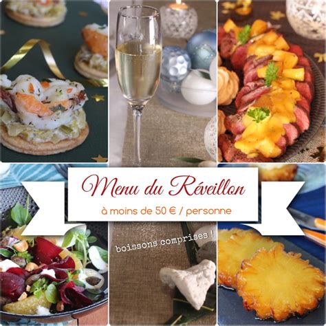 Votre menu du Réveillon de la Saint Sylvestre à moins de 50 pers