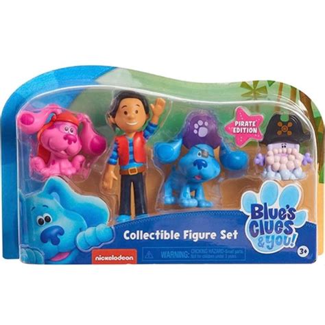 OFFER Blue S Clues You Collectible Figure Set Pirate Edition