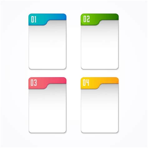 Moderne Textbox Banner Infografiken Premium Vektor