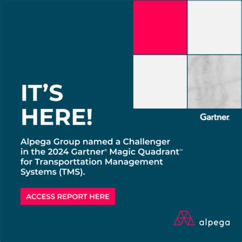 Alpega Group Recognized As A Challenger In The Gartner Magic