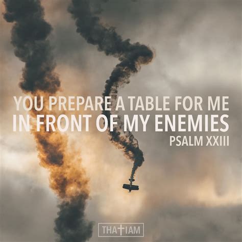 Ou Prepare A Table Before Me In The Presence Of My Enemies You Anoint