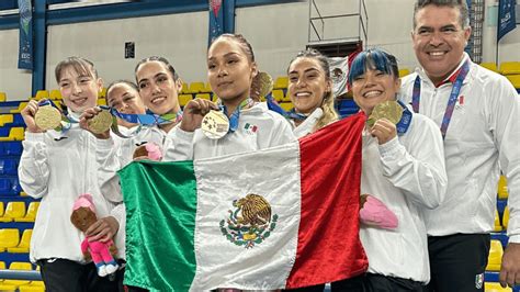 México gana oro en gimnasia artística femenil