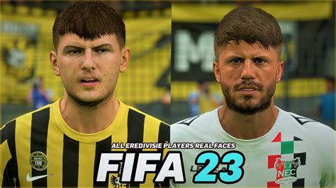 Fifa All Eredivisie Players Real Faces Youtube