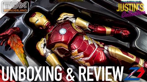Iron Man MK43 Avengers Age Of Ultron ZD Toys 1 10 Scale Figure Unboxing