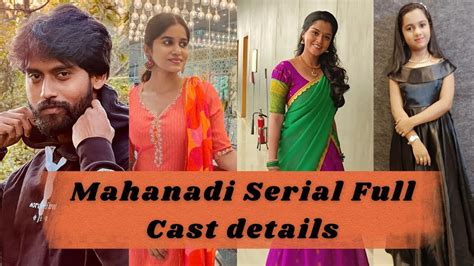 Mahanadhi Serial Artist S Real Name Details Vijay Tv New Serial