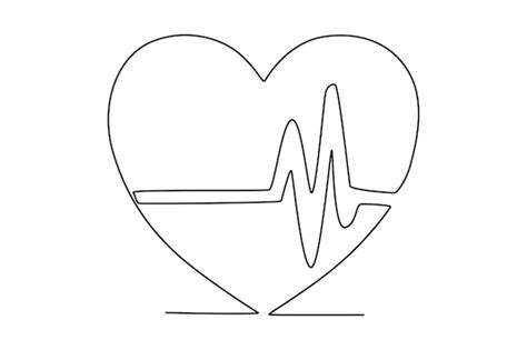 Premium Vector Vector Black Heartbeat Icon Isolated On White