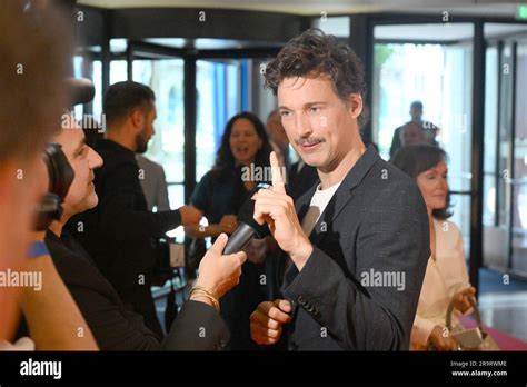Munich Germany 28th June 2023 Actor Florian David Fitz Gives An