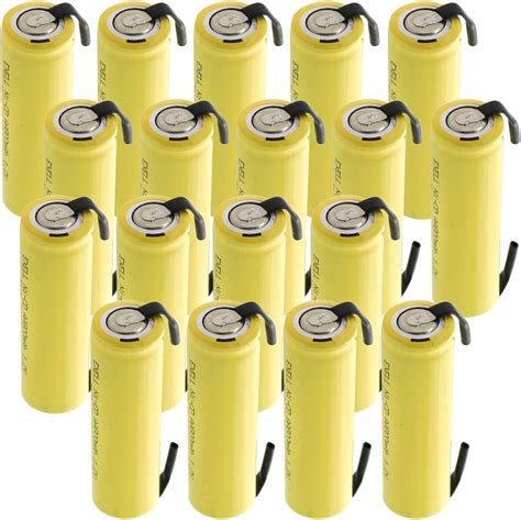 AA 1 2V 800Mah Nicd Rechargeable Assembly Cell With Tabs For High Power